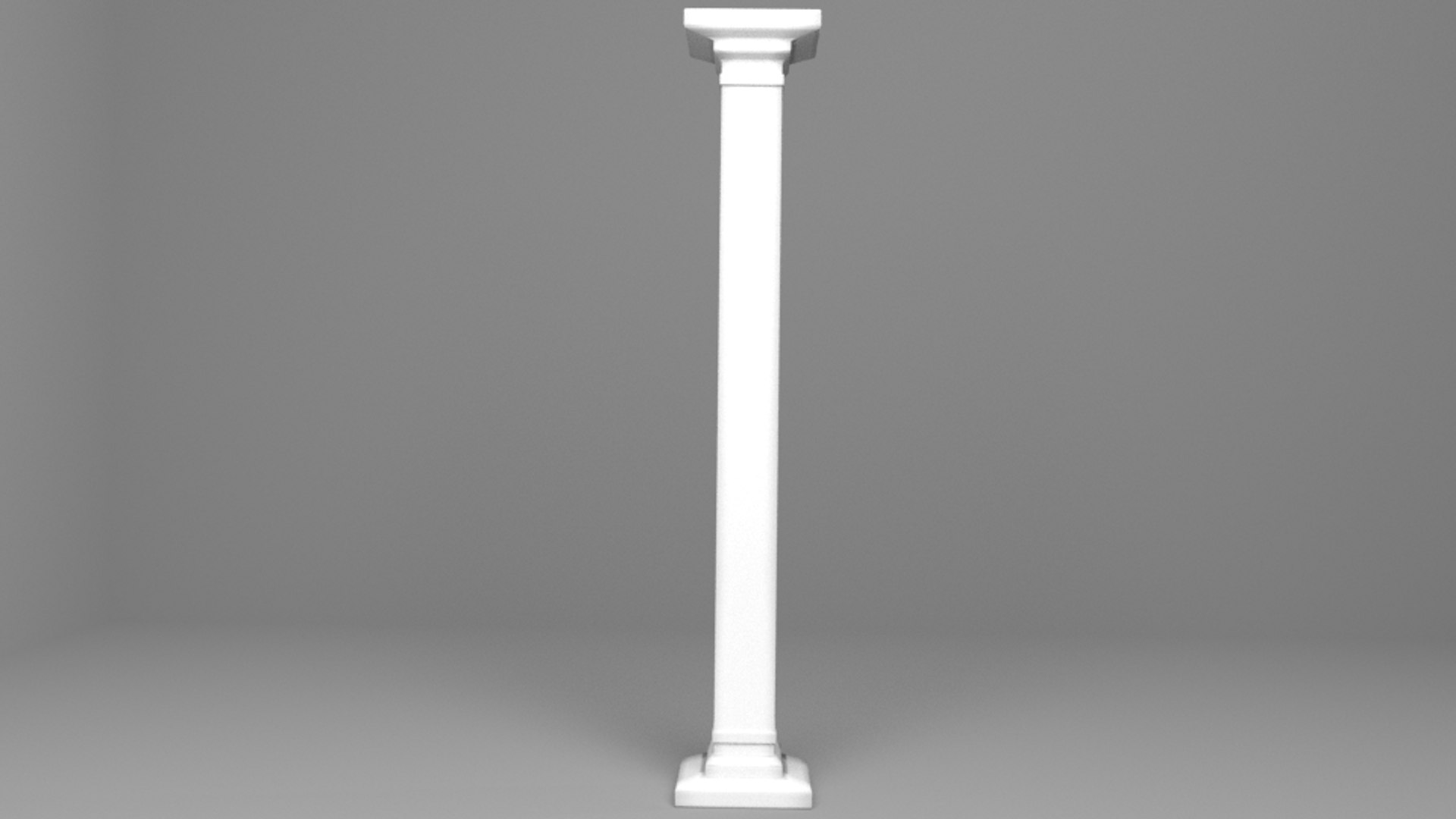 3D Pillar Rectangle 1 Model - TurboSquid 1572681