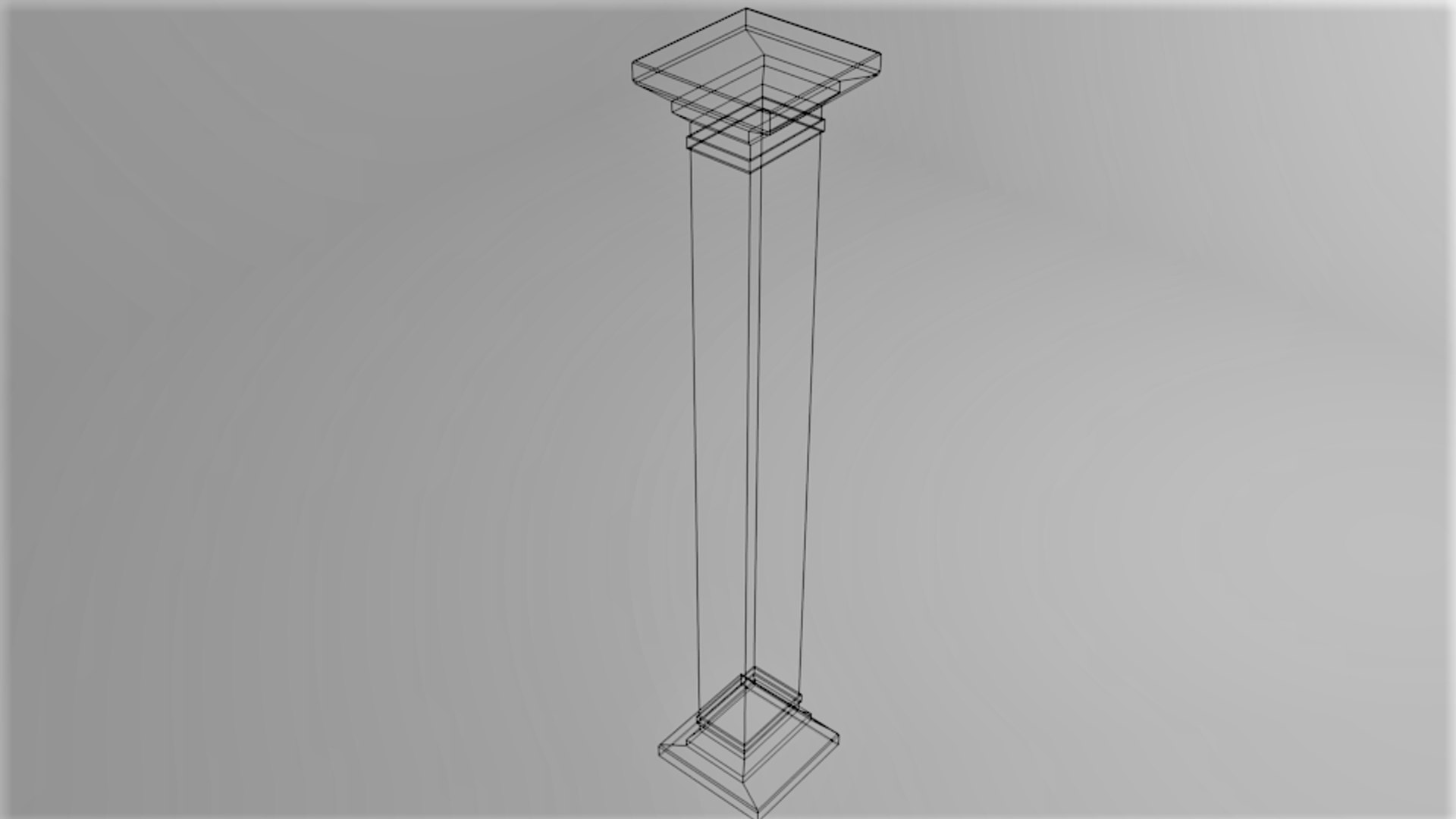 3D Pillar Rectangle 1 Model - TurboSquid 1572681
