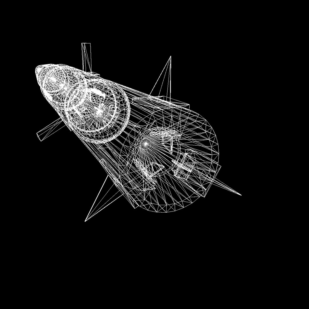 3d model mgm-31 pershing 1a missile