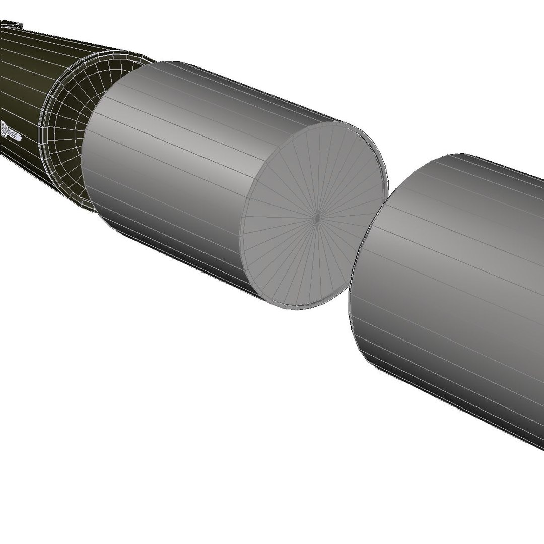 3d Model Mgm-31 Pershing 1a Missile
