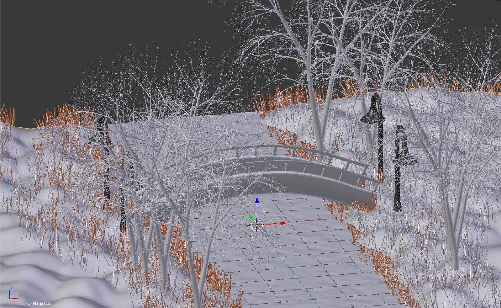 Foggy Nature Model - TurboSquid 1411411