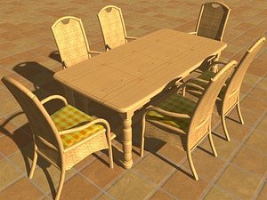 Free Dining Room Set 3D Models for Download | TurboSquid