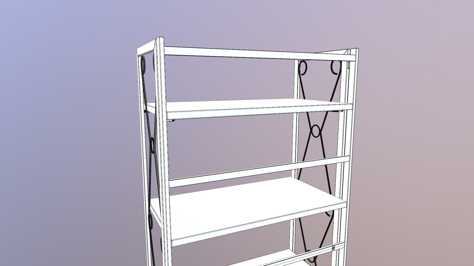 3D Kitchen Racks Model - TurboSquid 2276799