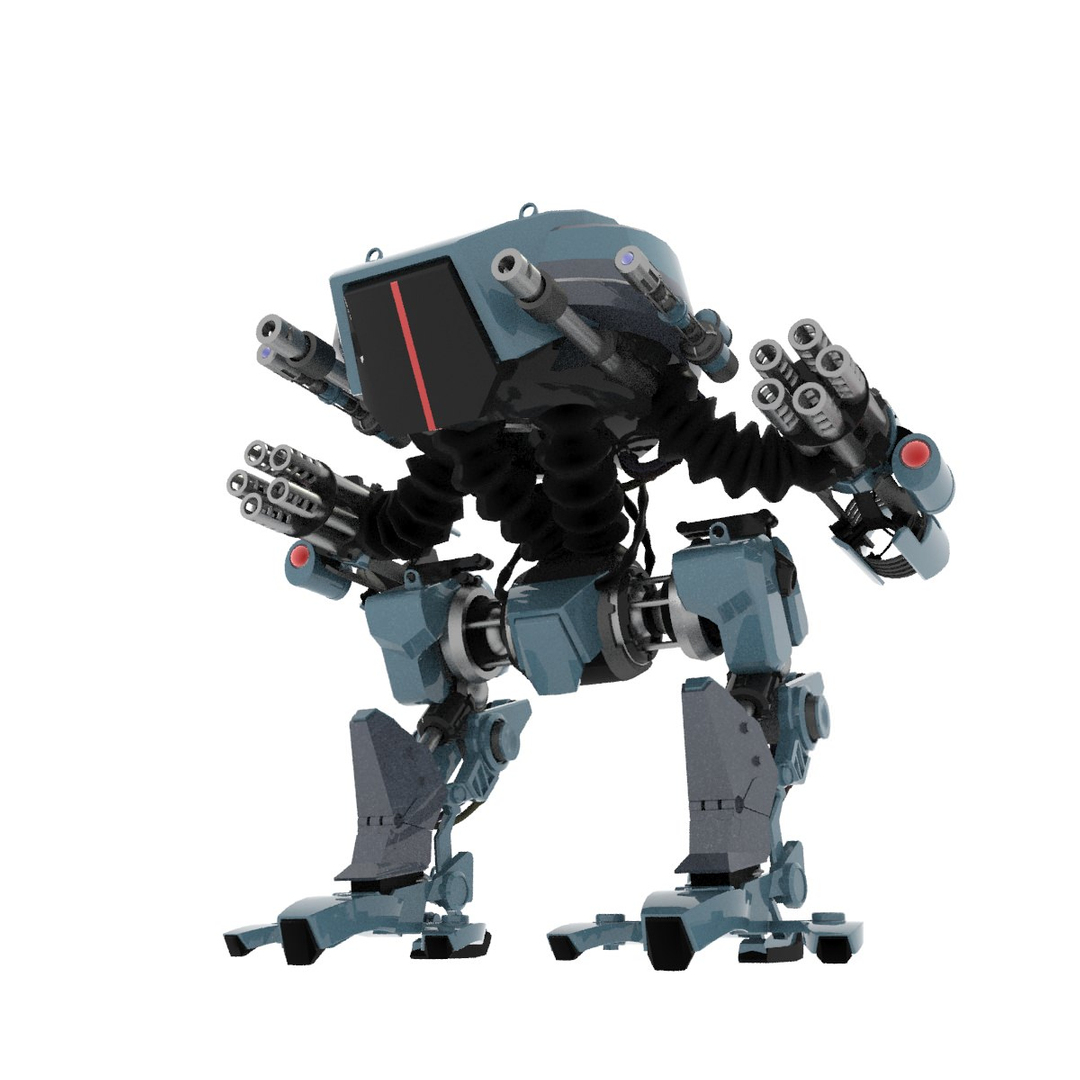 3D Robot Weapons Model - TurboSquid 1299060