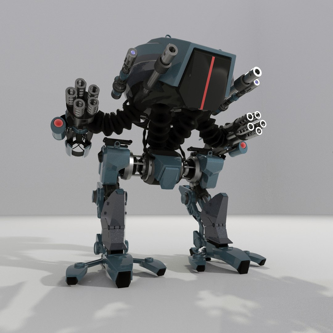 3D Robot Weapons Model - TurboSquid 1299060