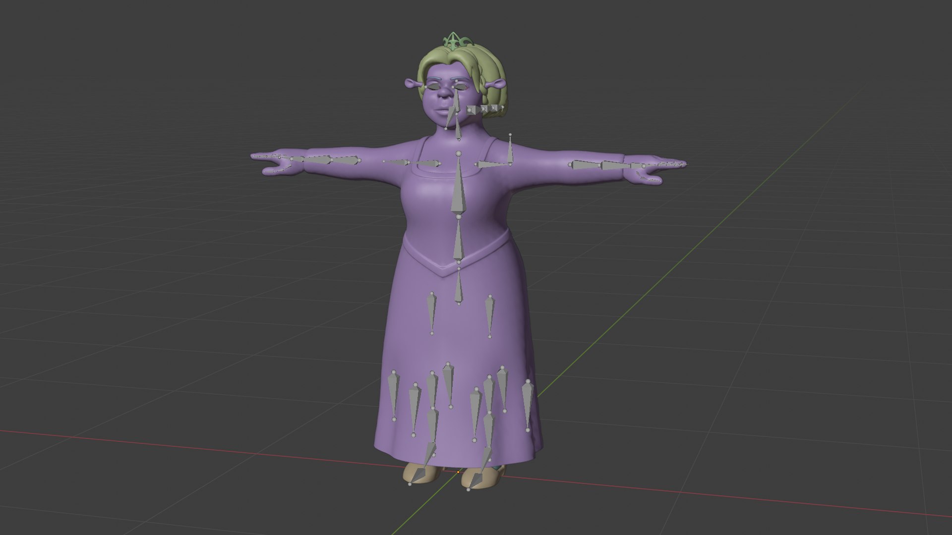 3D Fiona From Shrek - TurboSquid 2291757