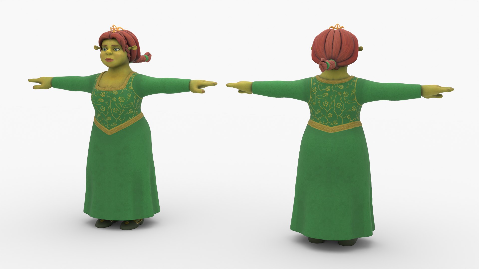 3D Fiona From Shrek - TurboSquid 2291757