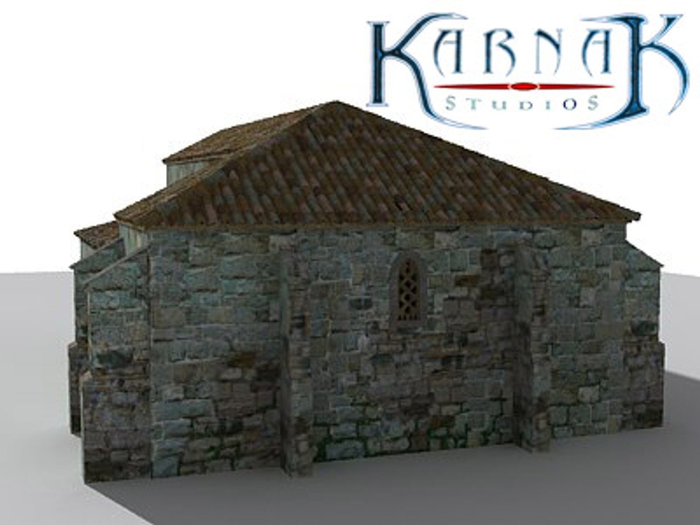 3ds max medieval church