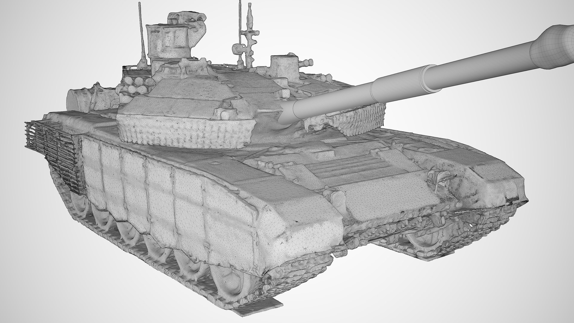 T-90M Raw 3D Scan Model - TurboSquid 1811871