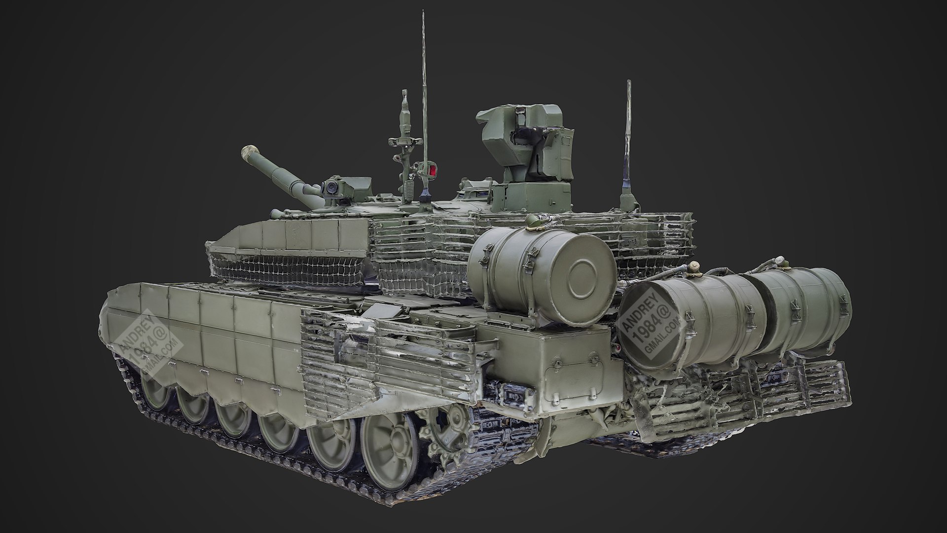T-90M Raw 3D Scan Model - TurboSquid 1811871