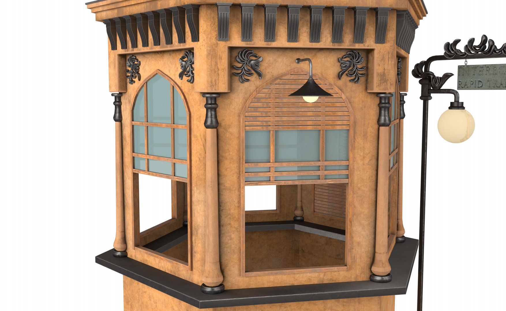 3D Small Newspaper Shop - TurboSquid 1598721