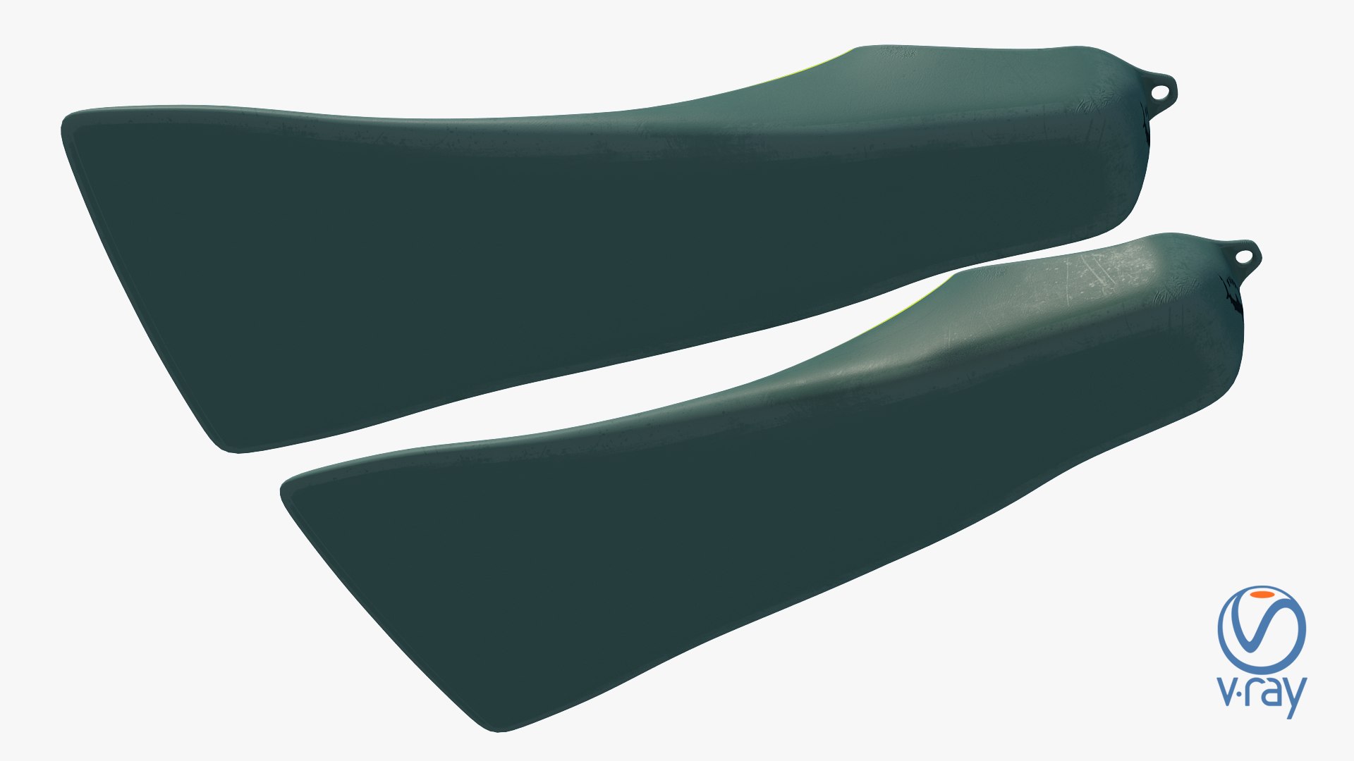 Diving Fins Model - TurboSquid 1879324