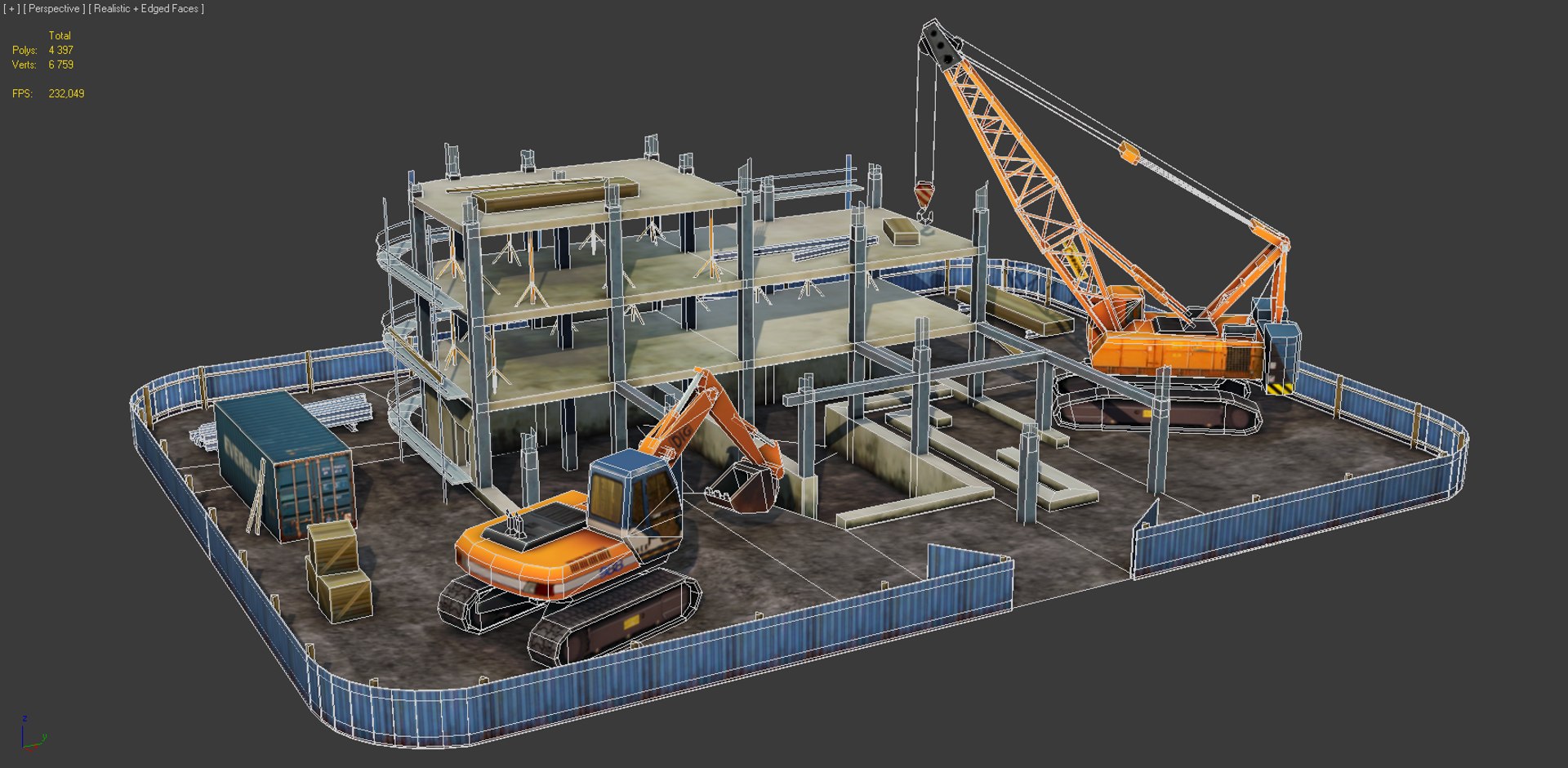 construction - 3d model