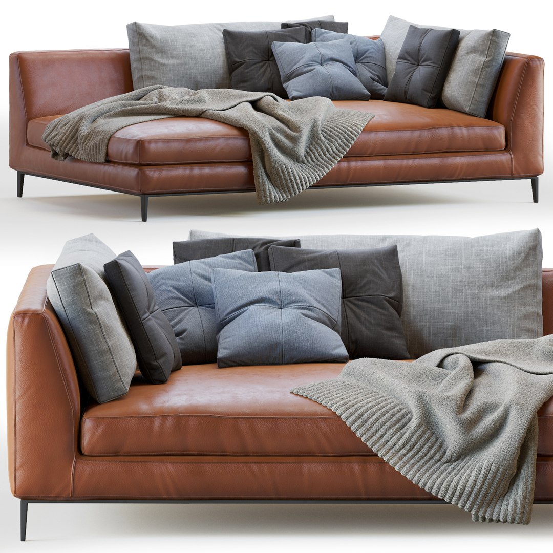 3D Model Poliform Sofa Bellport - TurboSquid 1567780