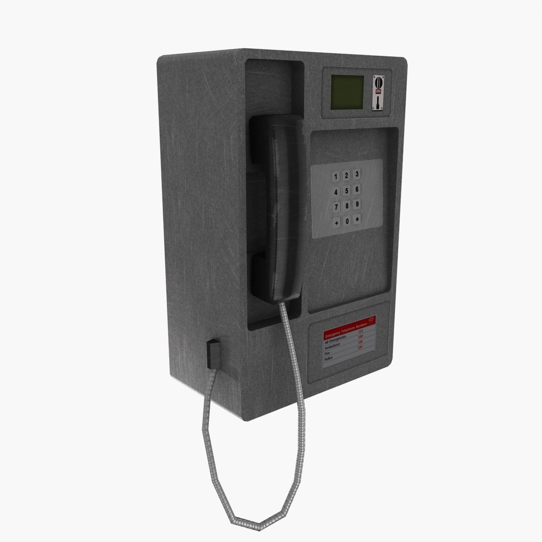 payphone ready included 3d model