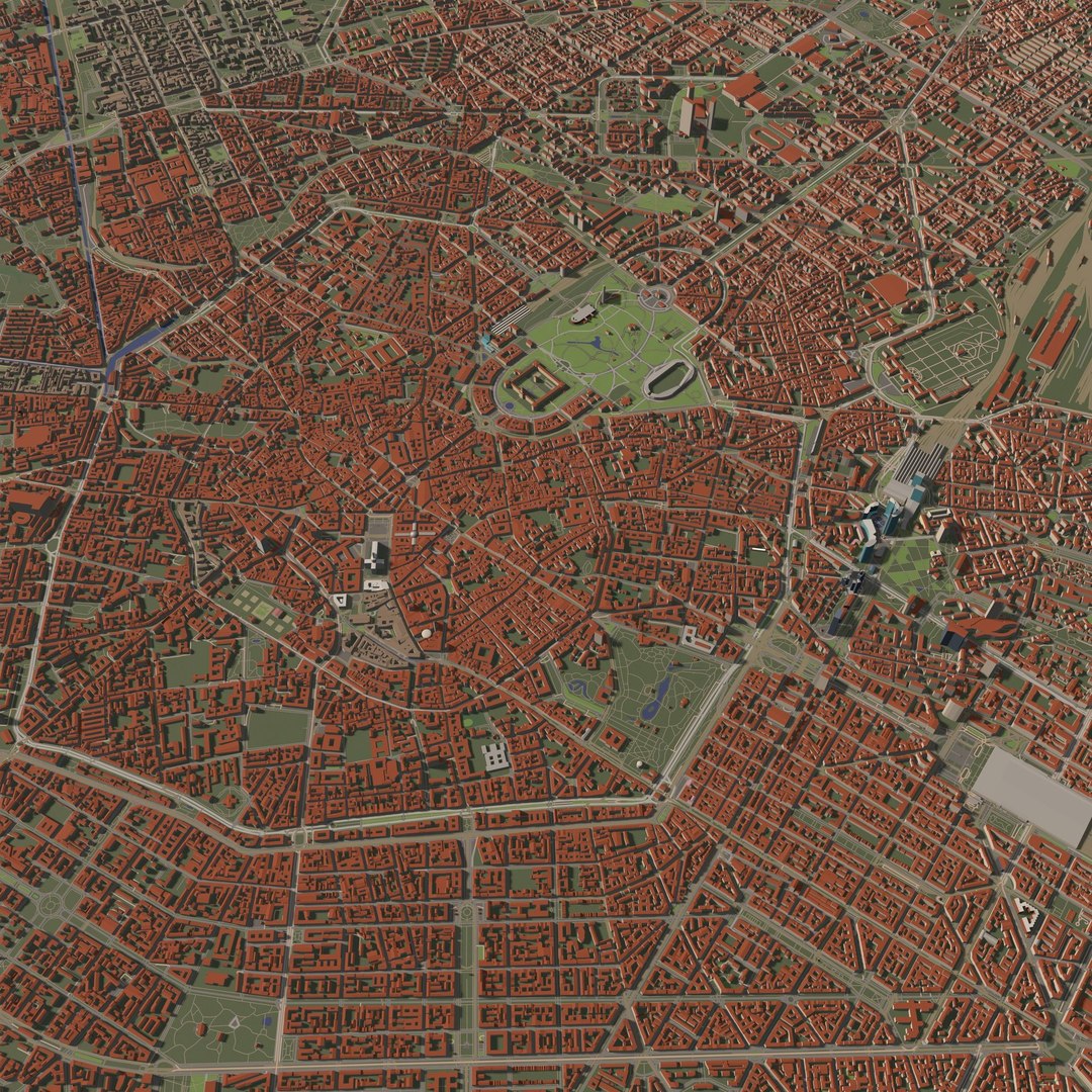 Milan Italy - City And Urban 3D Model - TurboSquid 2215518