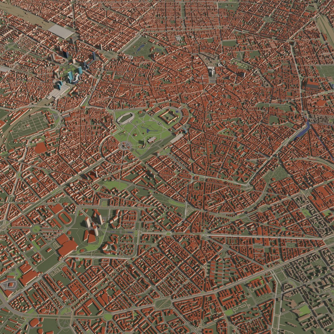 Milan Italy - City And Urban 3D Model - TurboSquid 2215518