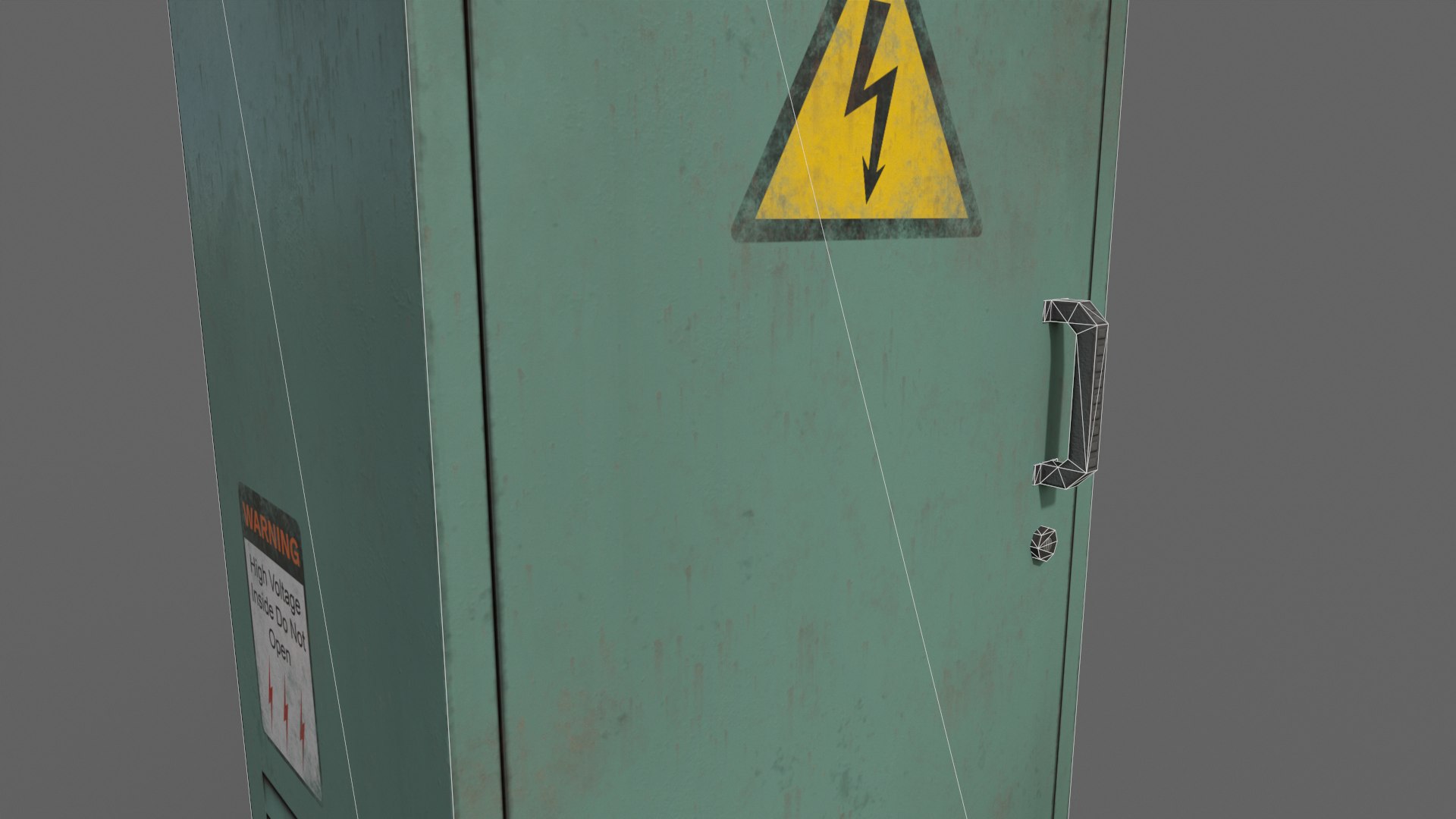 3D PBR Electric Box Green V2 - TurboSquid 1767658