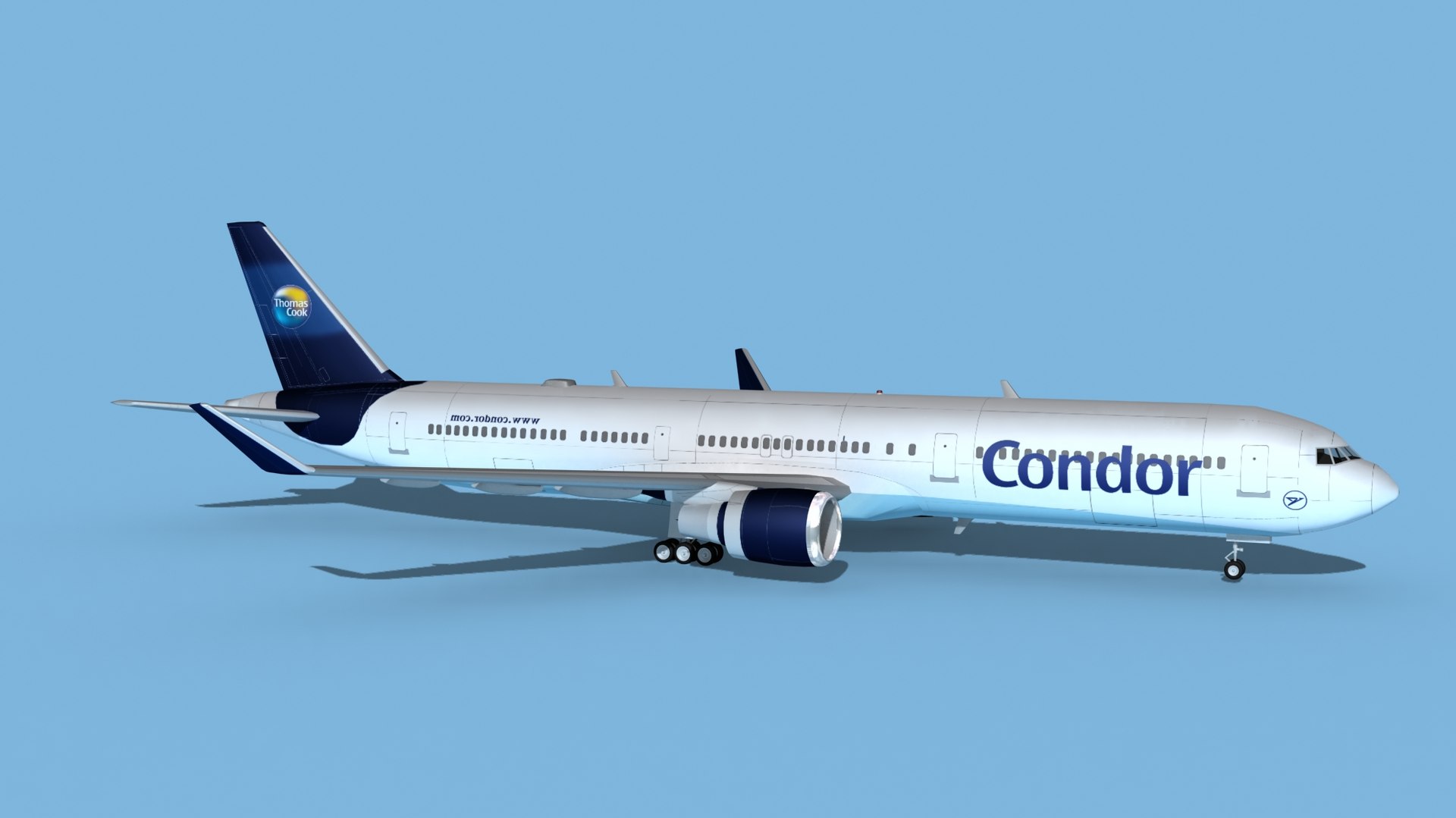 Boeing 767-400 Condor 3D Model - TurboSquid 1911942