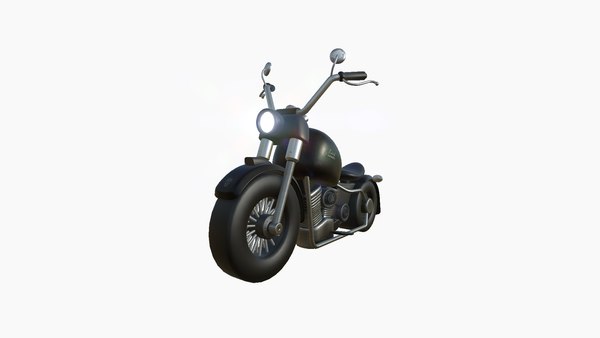 10 Motorcycle Cartoon A Collection - Custom Vehicle Design 3D model ...