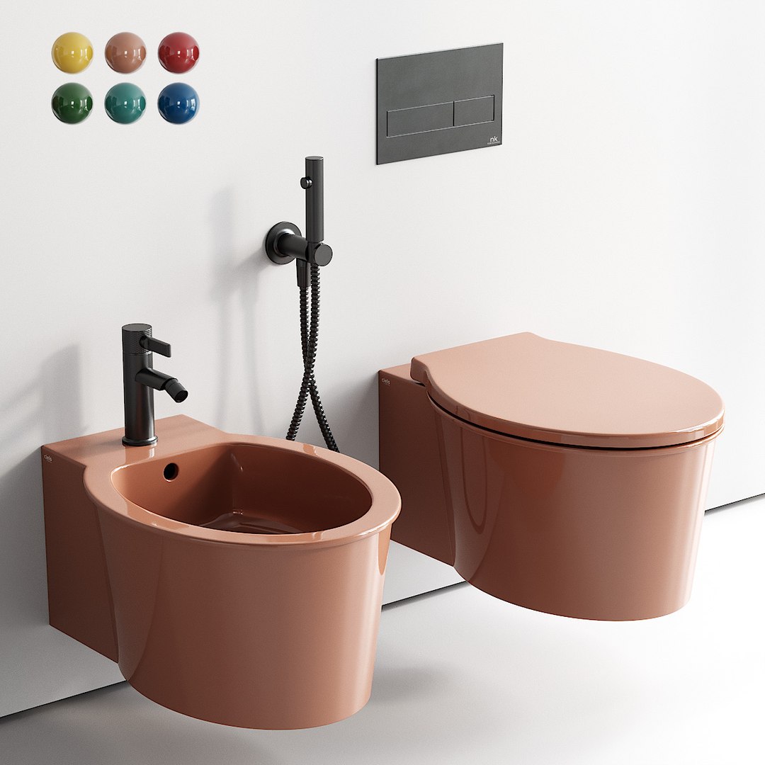 Ceramica Cielo I Catini Wall-Hung WC 3D Model - TurboSquid 2299499