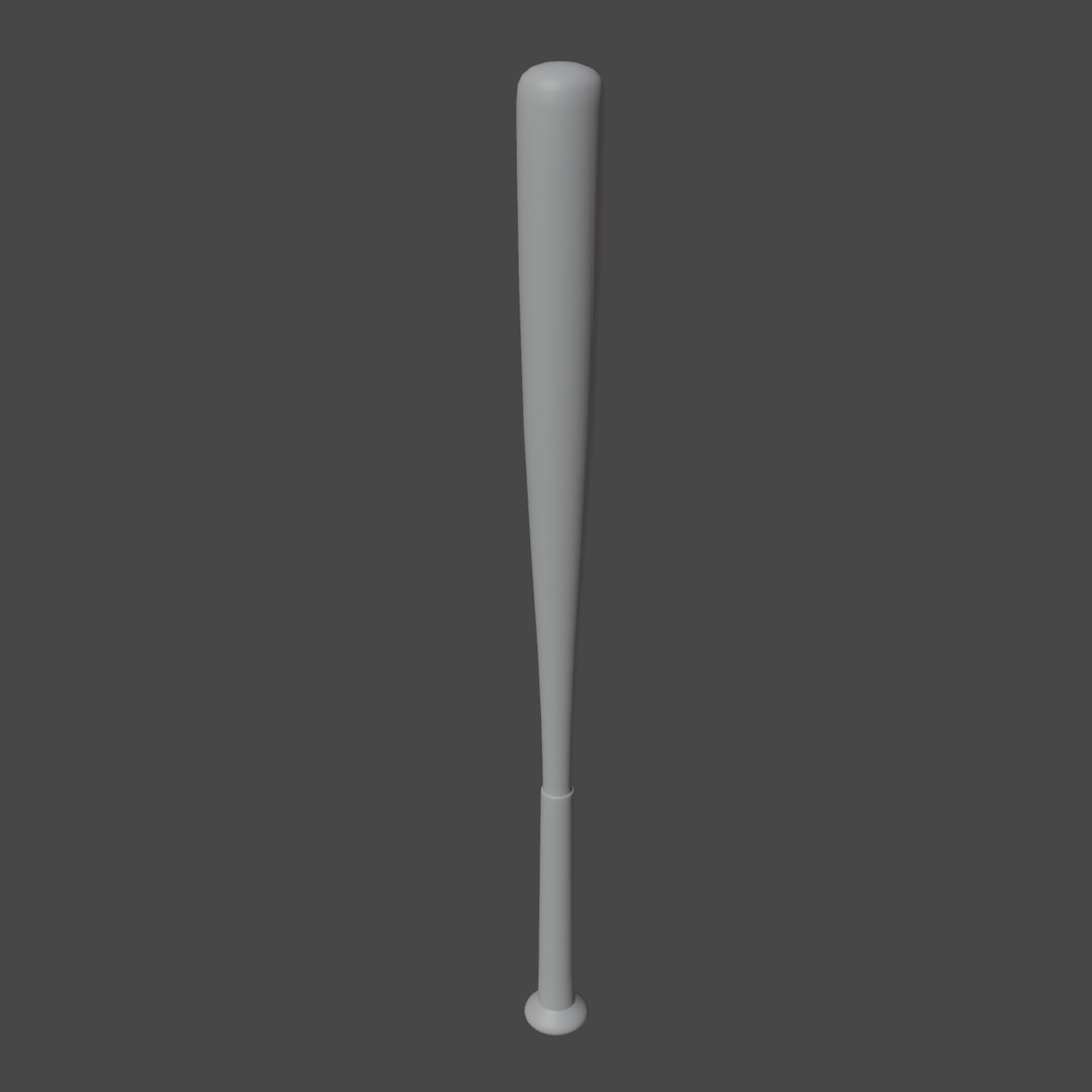 3D Steel Baseball Bat 02 Model - TurboSquid 2314776