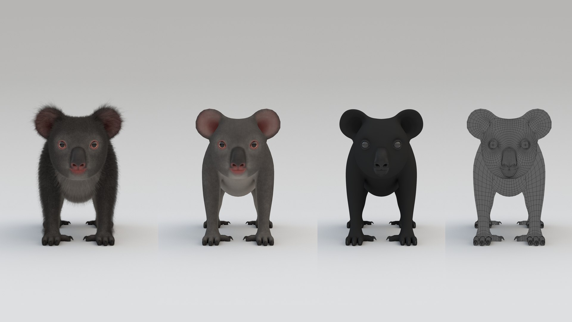 3D Model Koala ANIMATED - TurboSquid 1986547