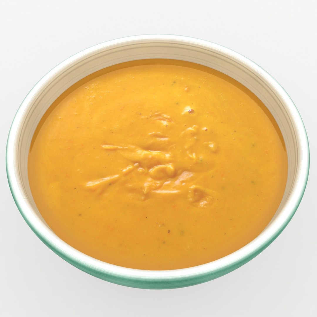 Realistic Soup 3d Model