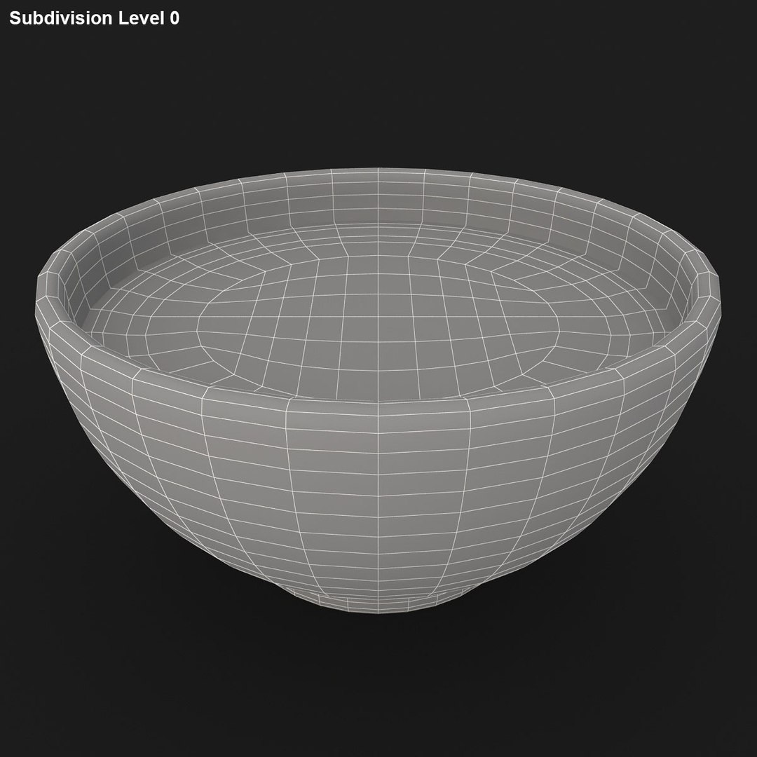Realistic Soup 3d Model