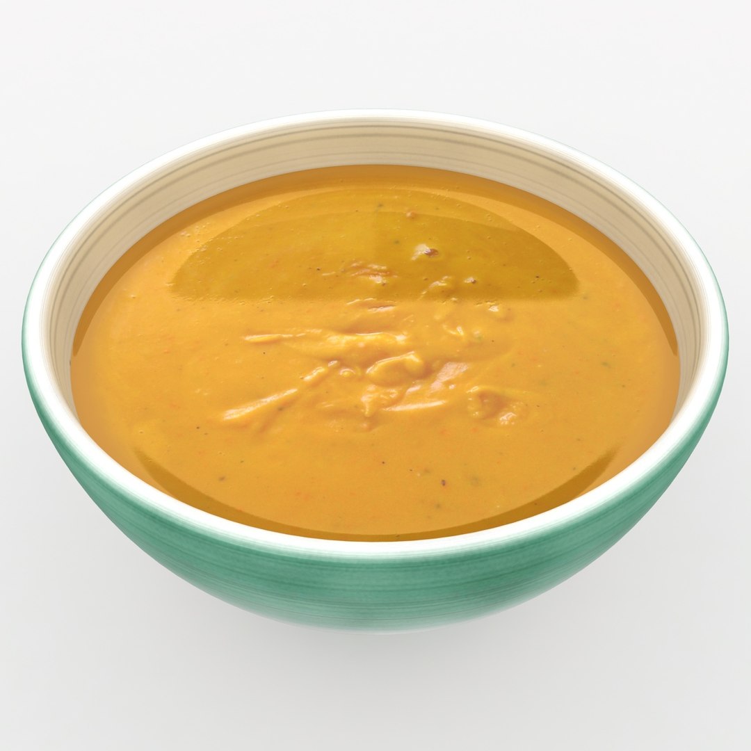 Realistic Soup 3d Model
