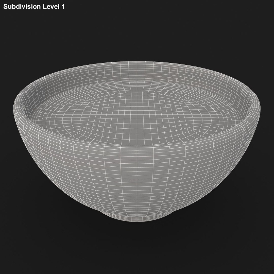 Realistic Soup 3d Model