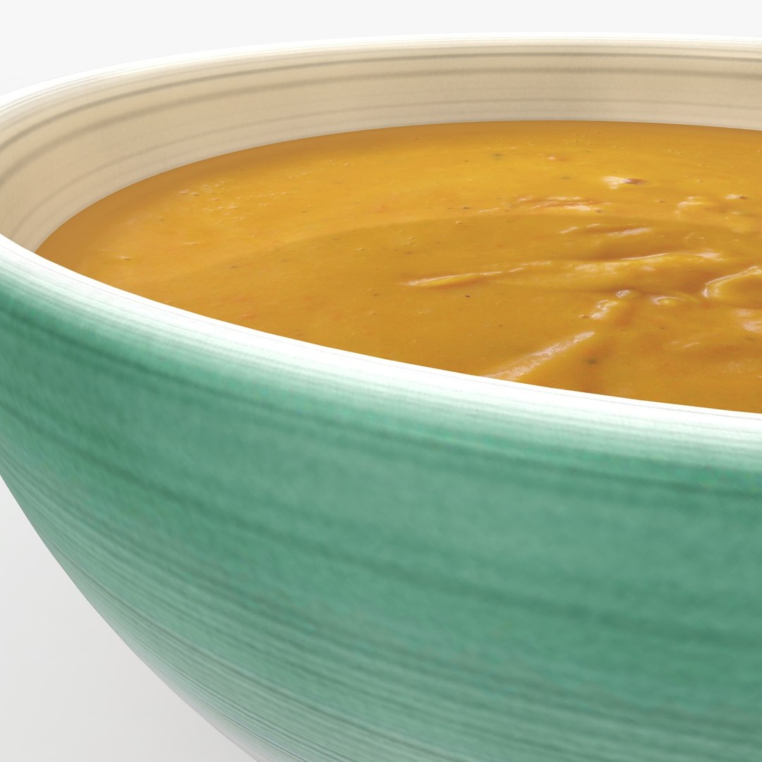 Realistic Soup 3d Model