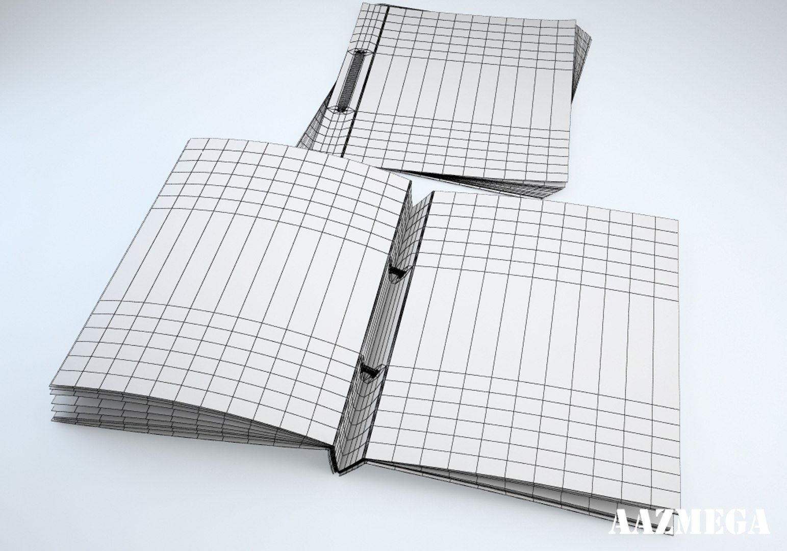 Photorealistic Menu Restaurant 3d Model