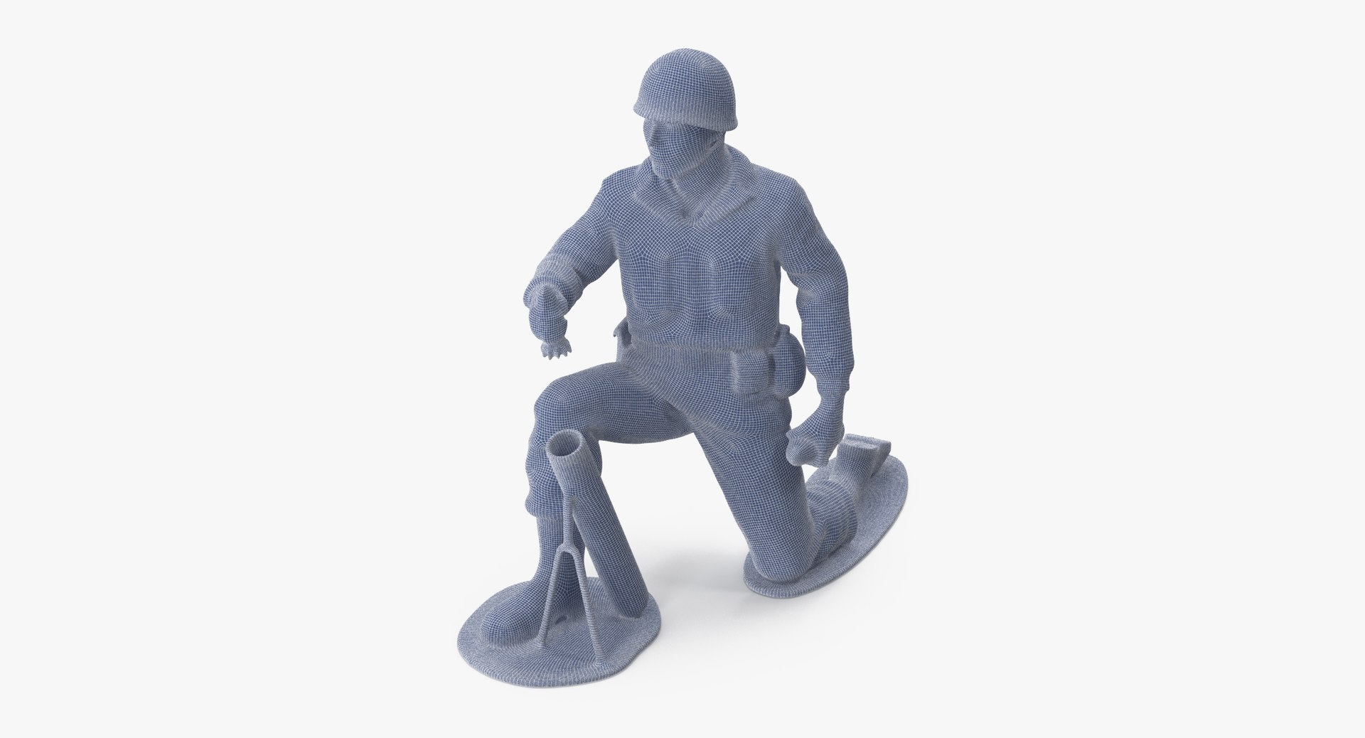 3d model plastic toy soldier 04