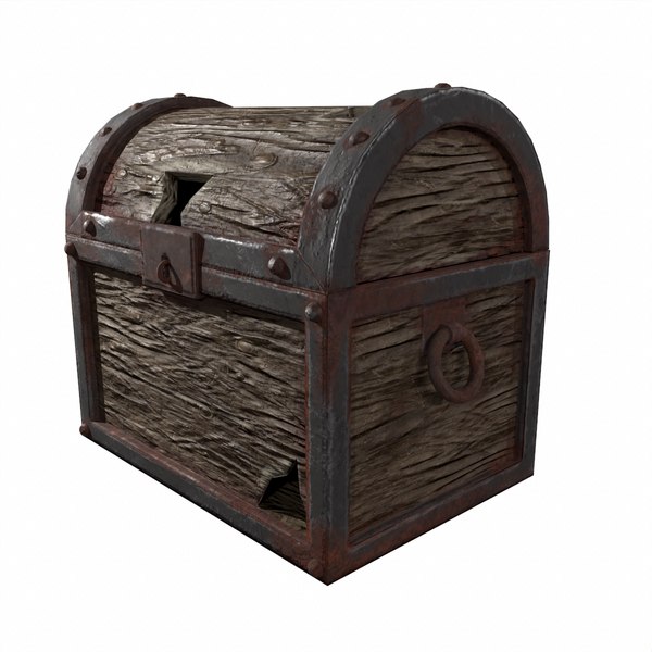 3D model Old rusty chest - TurboSquid 1914103