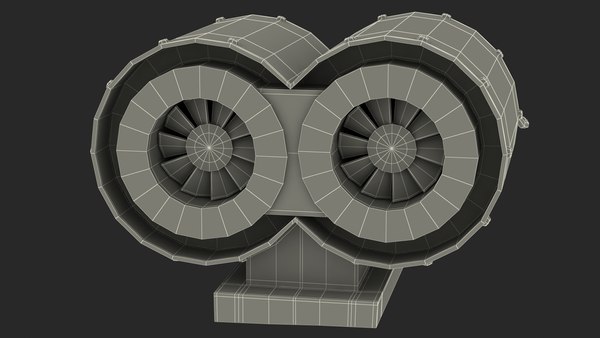 3D Jet Double Engine model - TurboSquid 1735886