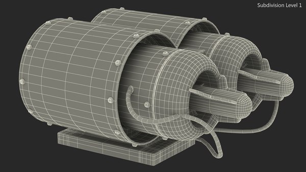 3D Jet Double Engine model - TurboSquid 1735886