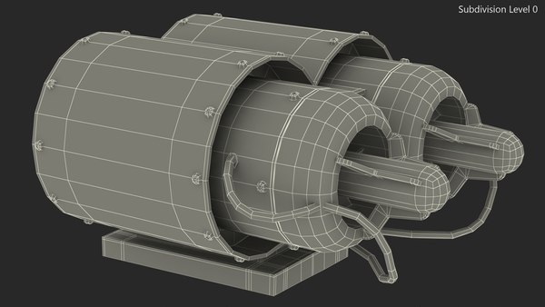 3D Jet Double Engine model - TurboSquid 1735886