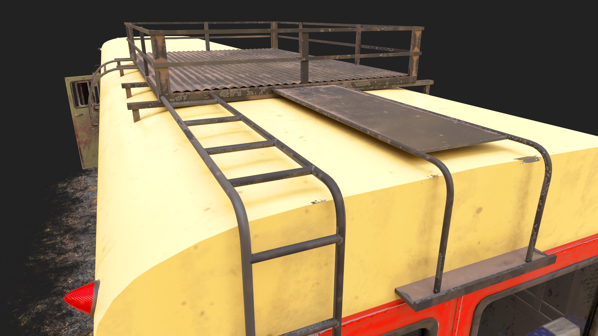 Indian Bus V1 Old Orange Yellow Used 3D Model - TurboSquid 2286407
