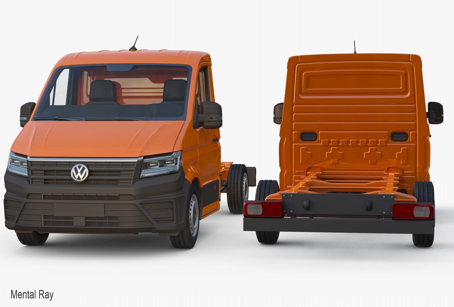 3D Model Volkswagen Crafter Single Cab Chassis 2017-2021 - TurboSquid ...