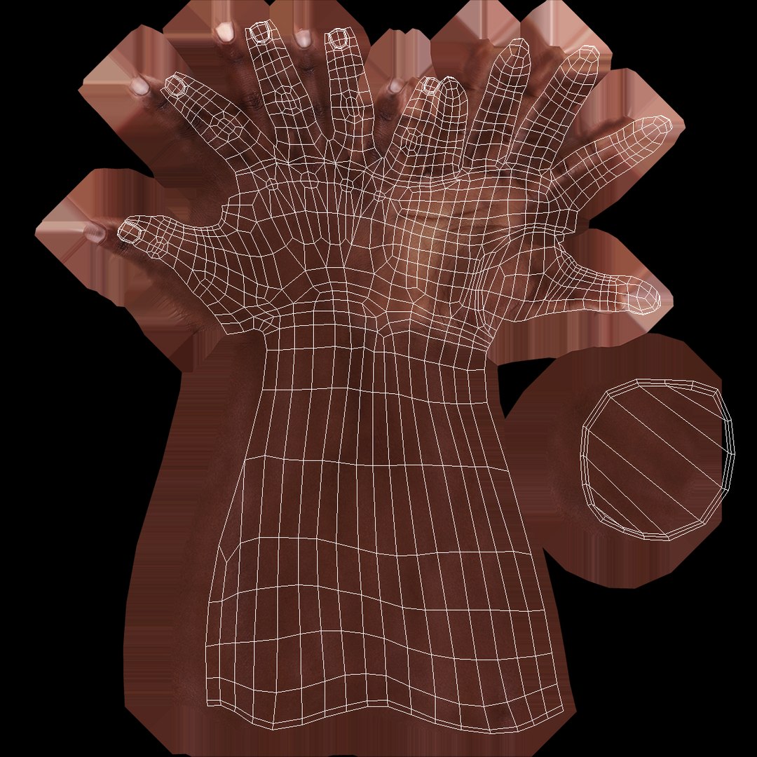 3D African Female Hand Model - TurboSquid 1393888