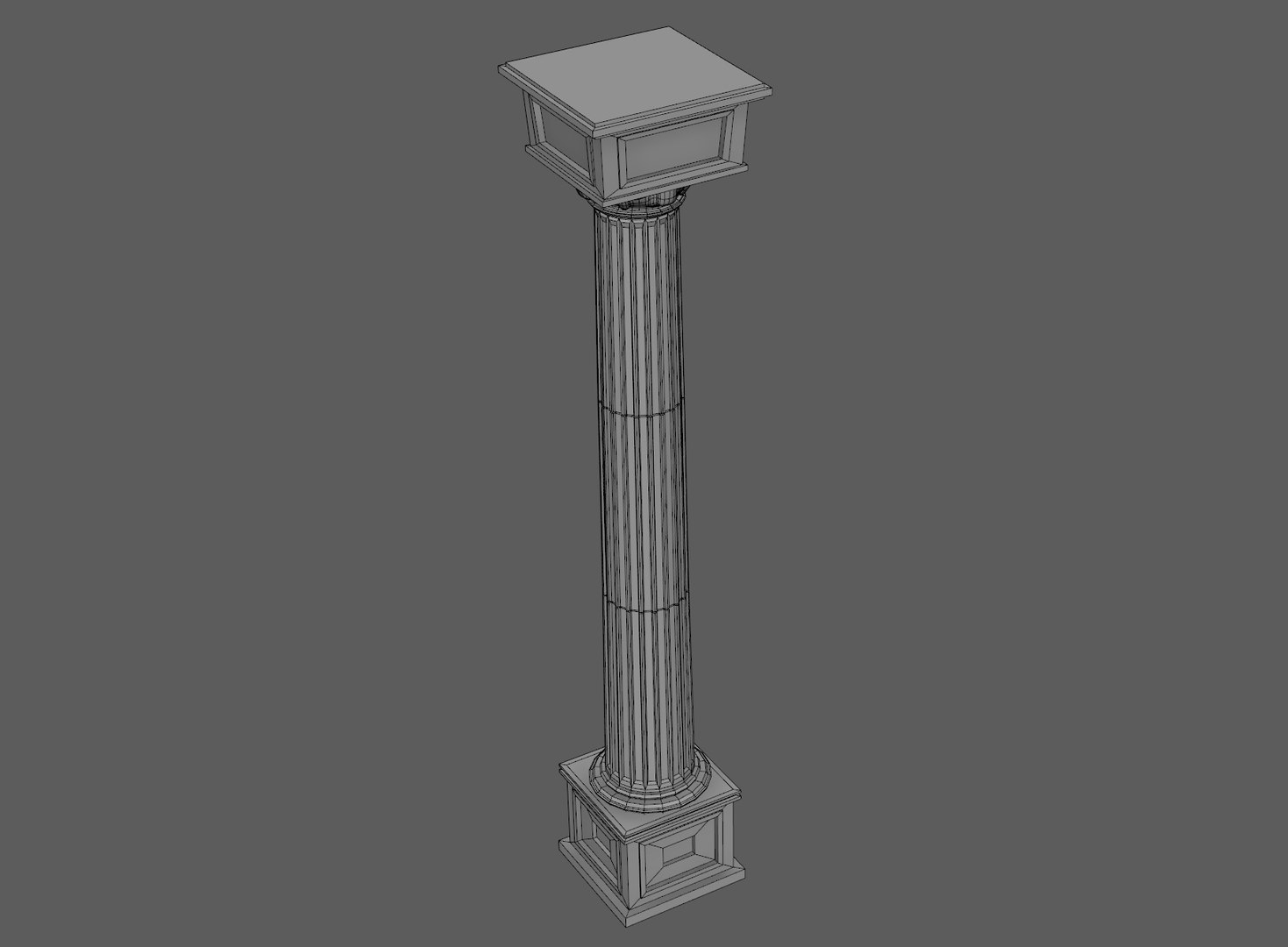 Architecture Column 3D Model - TurboSquid 1688353