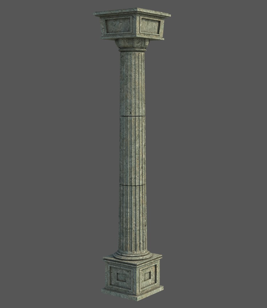 Architecture Column 3D Model - TurboSquid 1688353