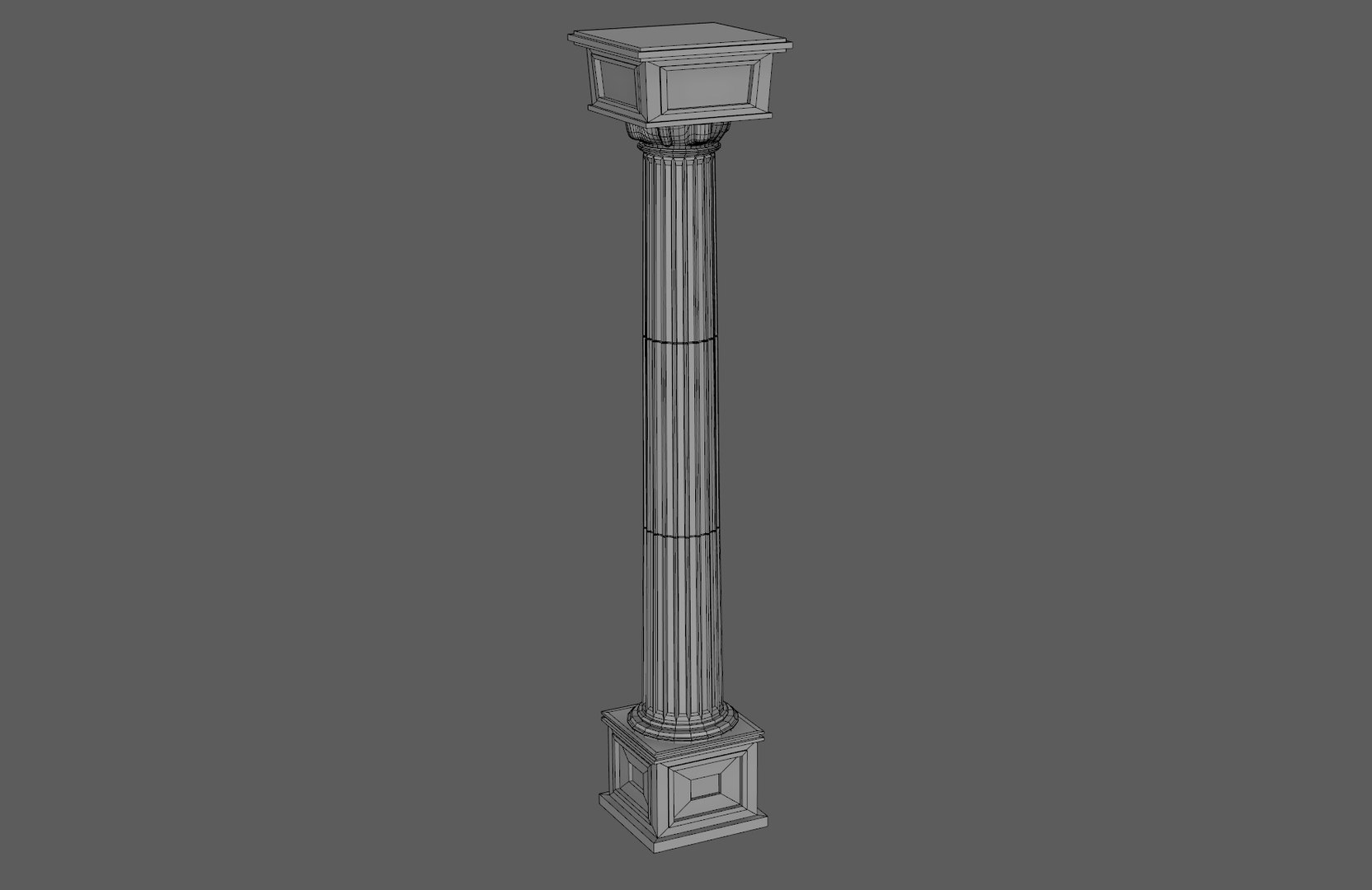 Architecture Column 3D Model - TurboSquid 1688353