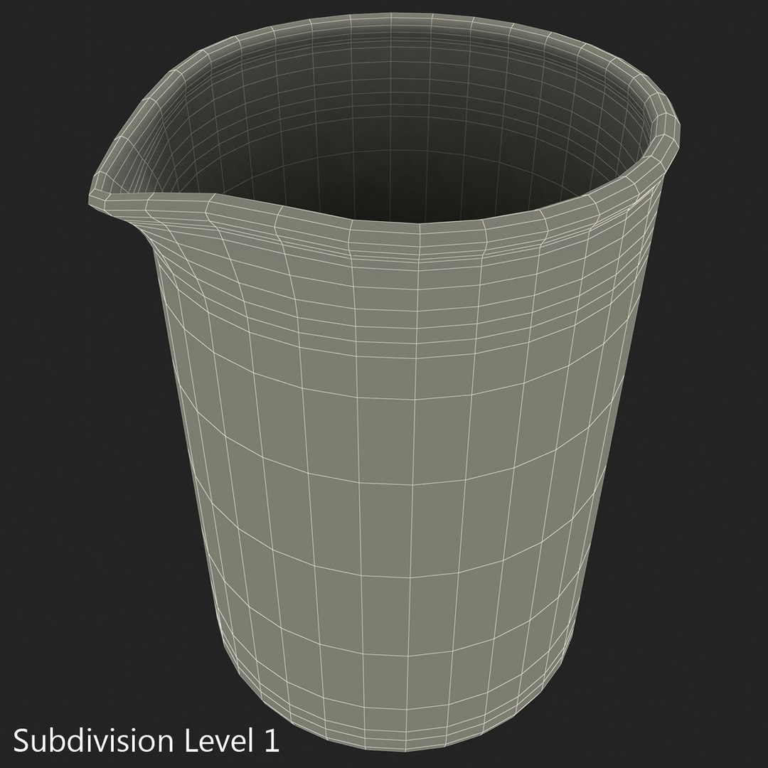 Beaker 50 Ml 3d Model