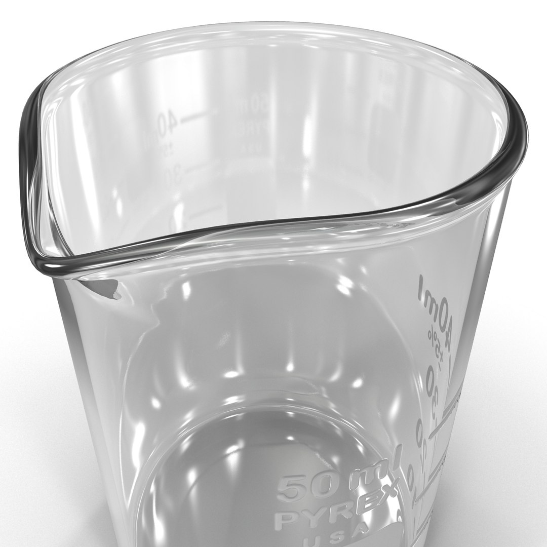 Beaker 50 Ml 3d Model