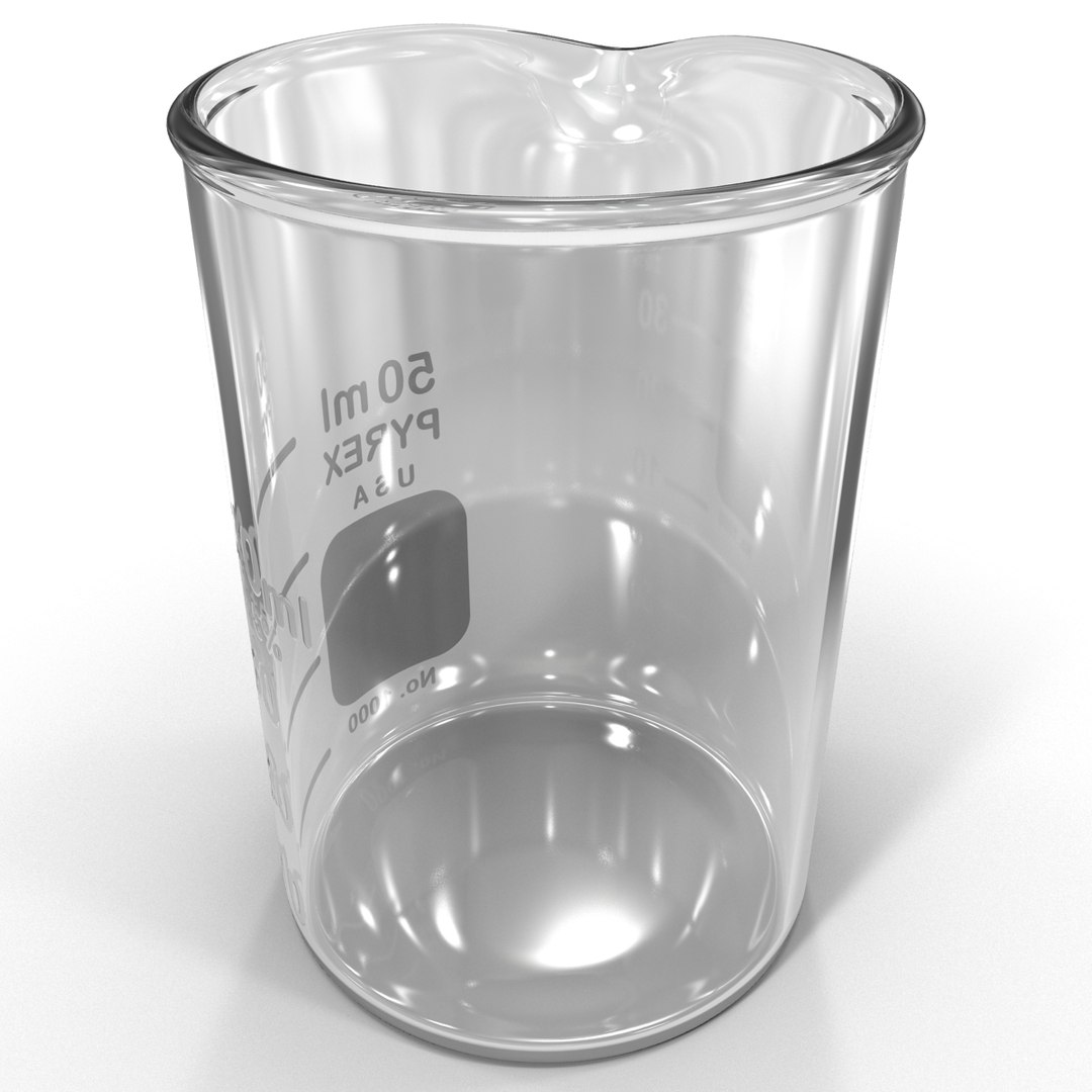 Beaker 50 Ml 3d Model