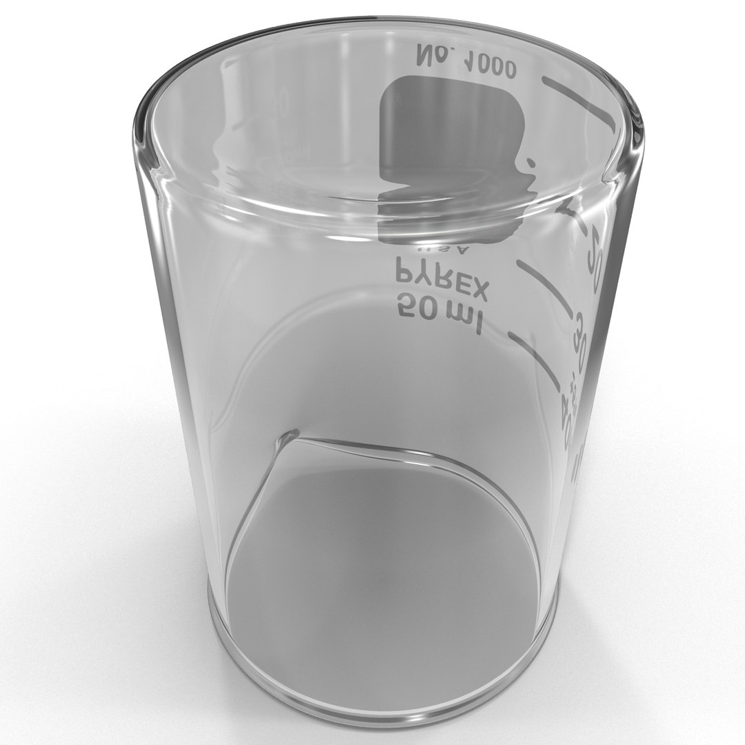 Beaker 50 Ml 3d Model