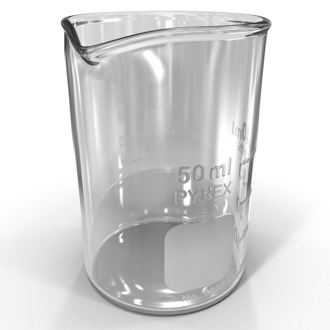 Beaker 50 Ml 3d Model