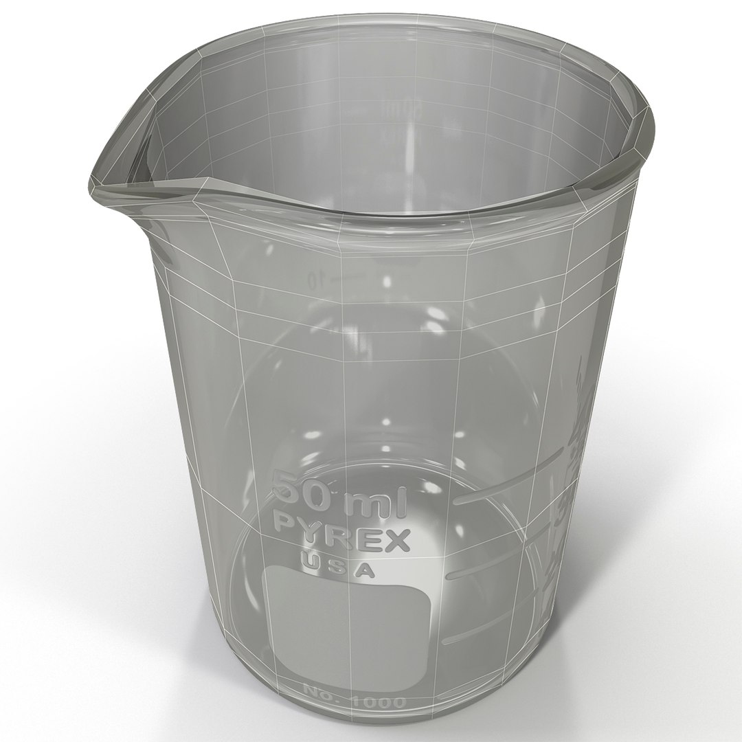 Beaker 50 Ml 3d Model